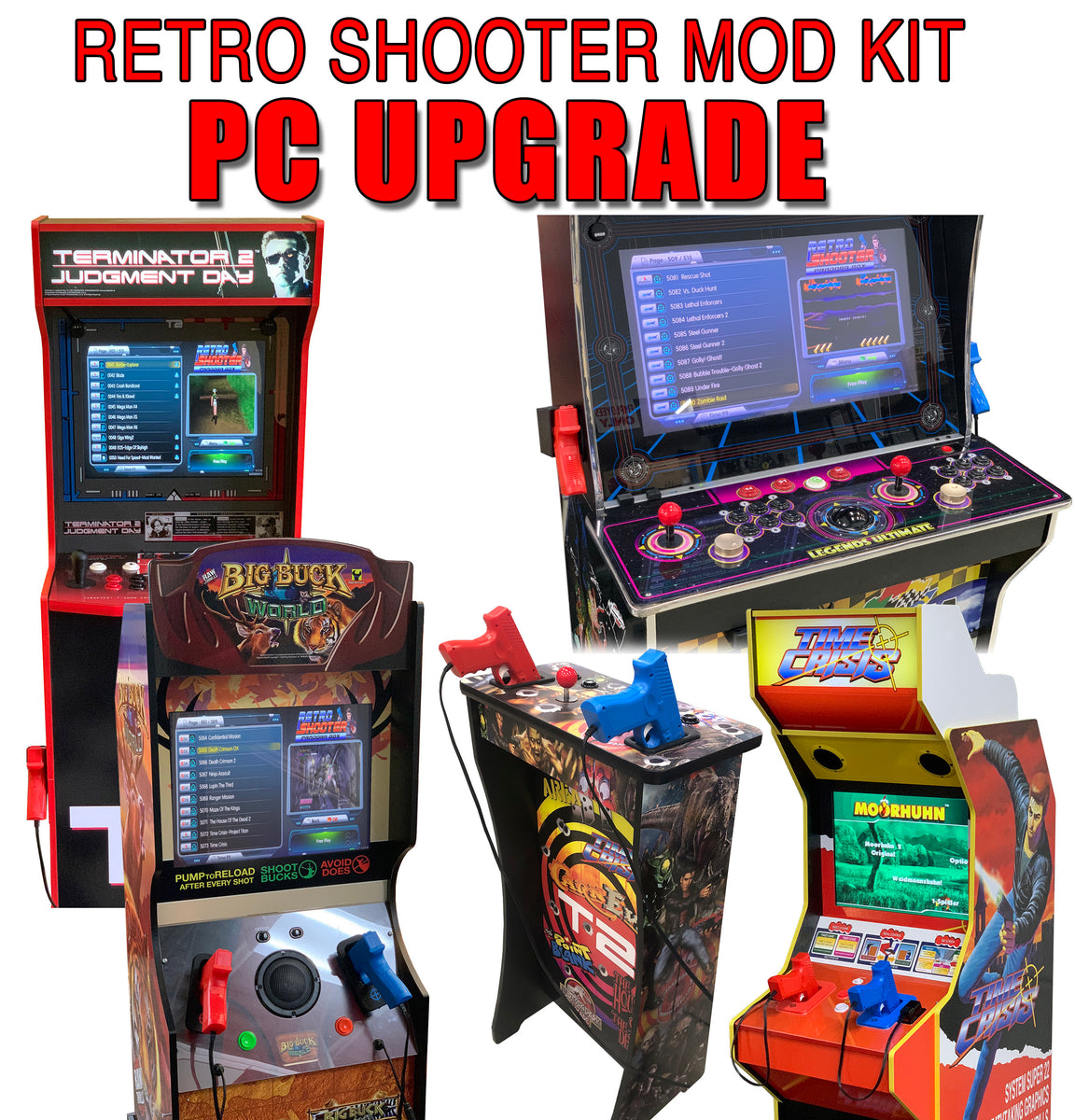 Retro Shooter Mod Kit PC Upgrade – Buy Stuff Arcades